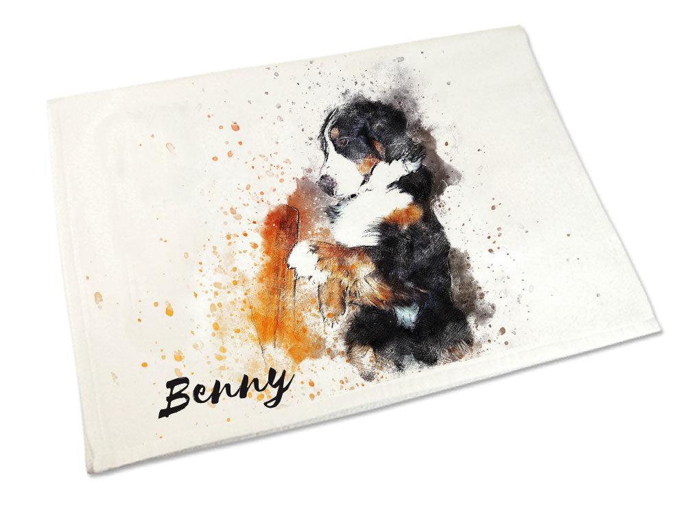 Handtuch,Hund,Rasse,Berner,Sennenhund , Handtücher , hunde ...